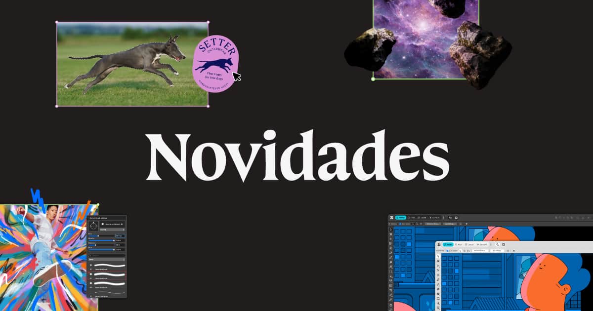 Novidades do Affinity: atualizações de interface e composição