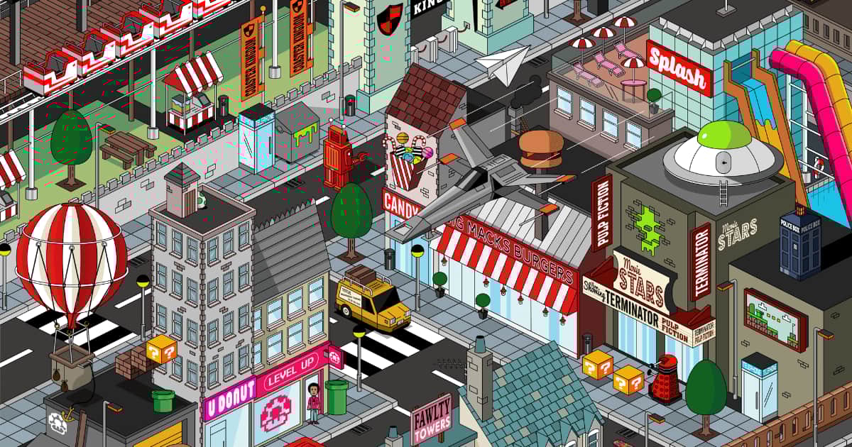 デビッド・ワイルディッシュのアイソメトリックアート：Affinityで制作