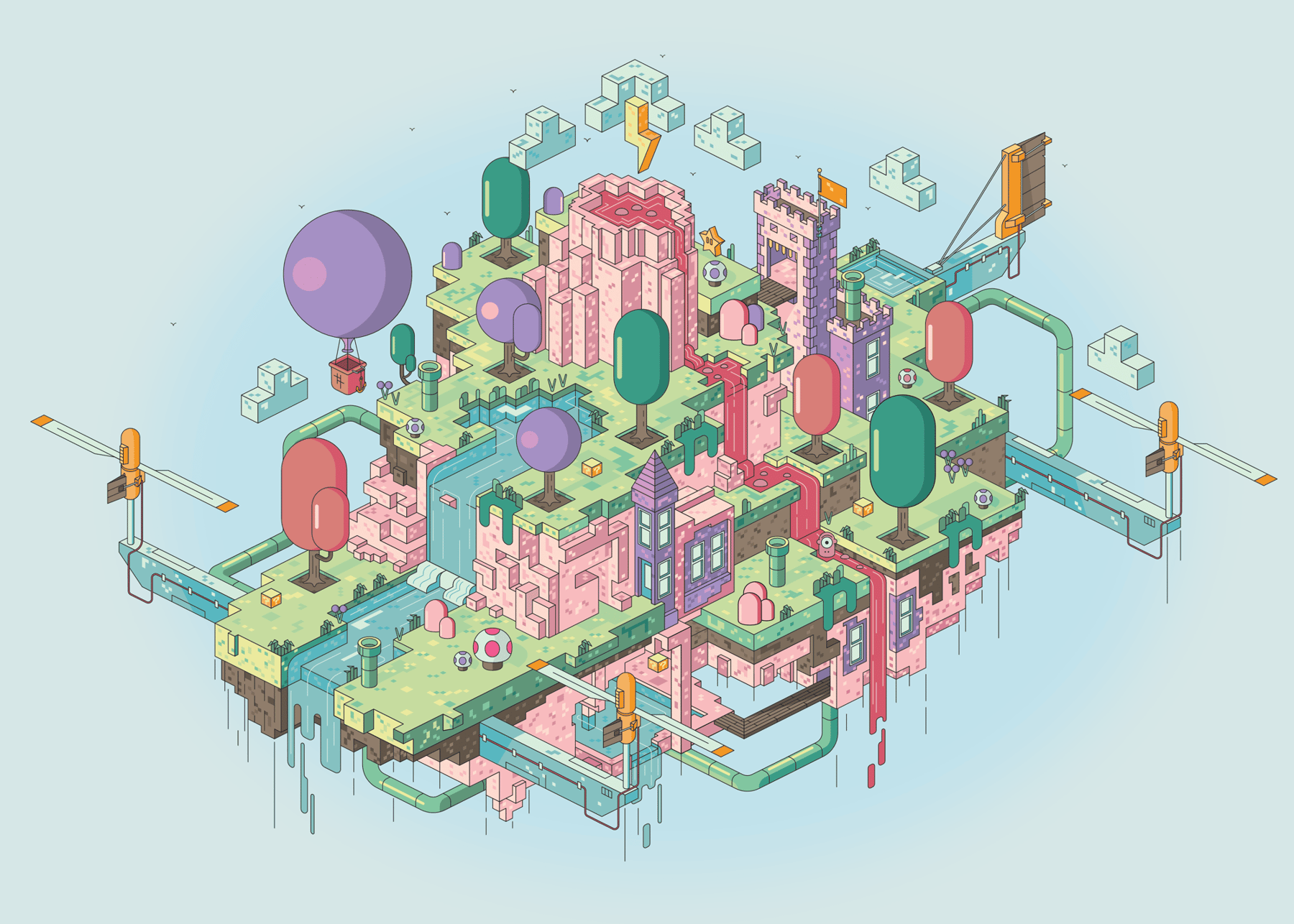 isometric art